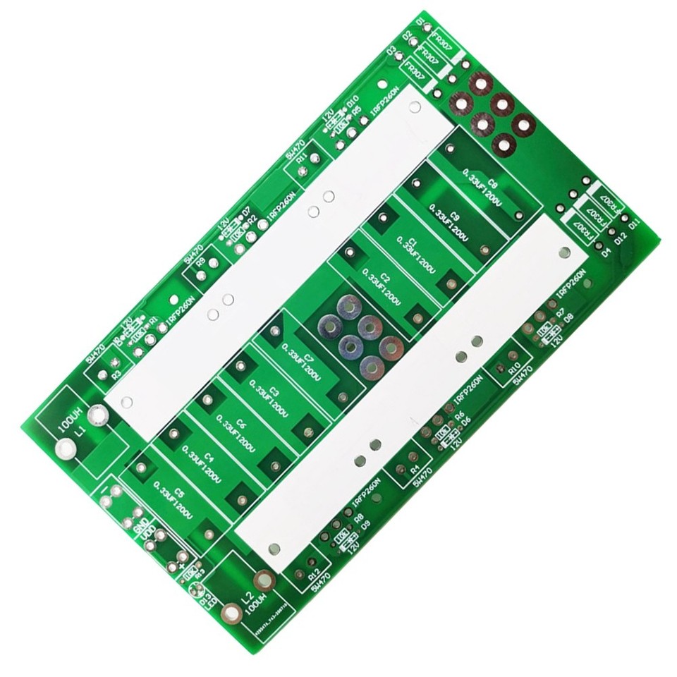 2X(3000W 6 Tube ZVS High Frequency Induction Heating Board PCB Empty ...