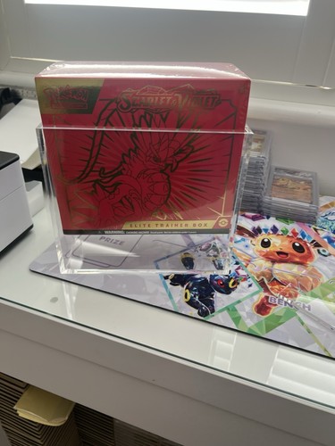 pokemon ETB Magnetic acrylic case. ETB Not Included This Is For The ...