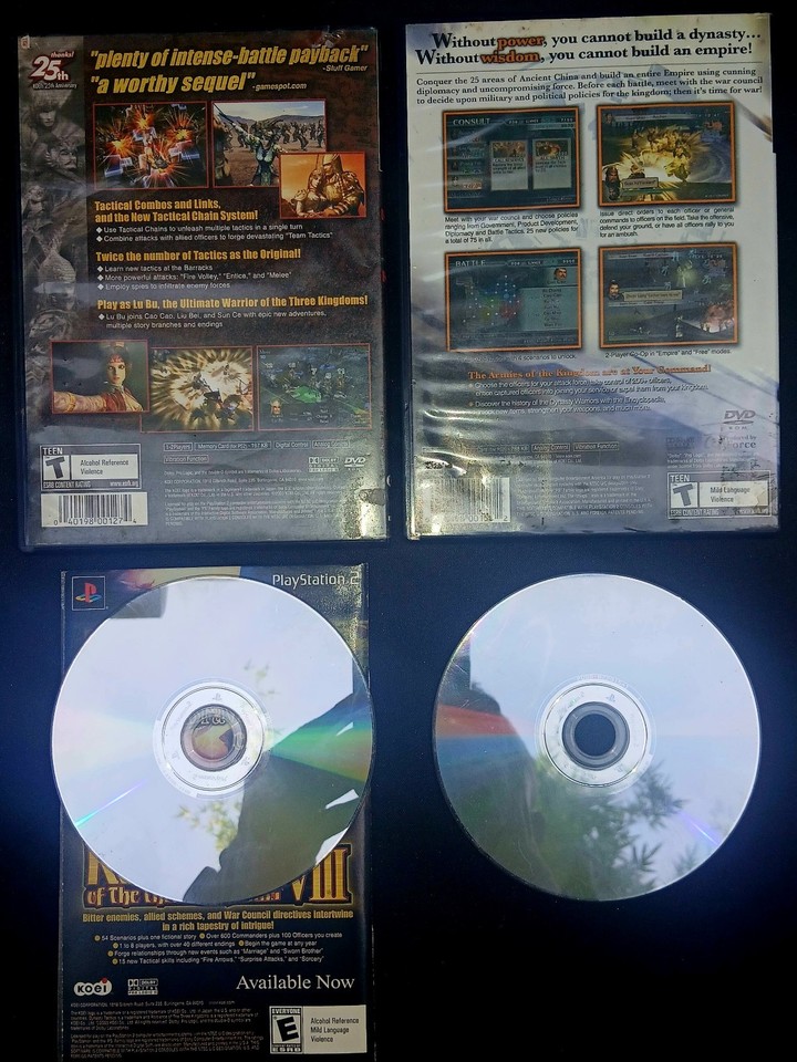 Dynasty Tactics 2 + Dynasty Warriors 5 Empires Sony PlayStation 2 Game ...
