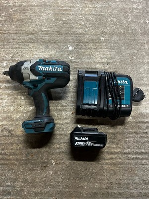 Makita DTW1002 LXT Impact Wrench 18V 1/2 Drive Brushless + charger and ...