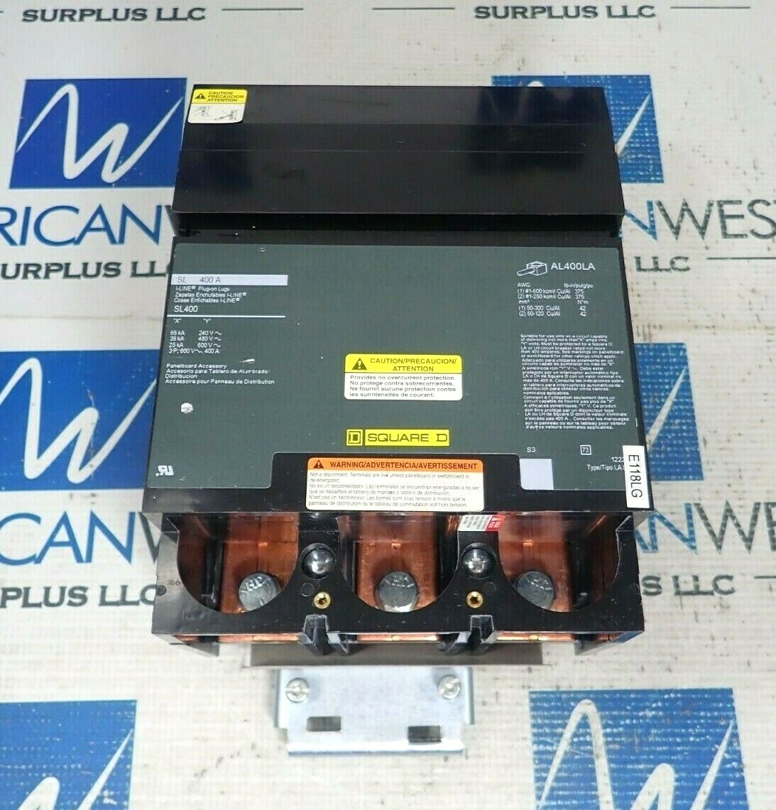 SQUARE D SL400 PLUG ON CIRCUIT BREAKER LUG TERMINAL 400A | eBay
