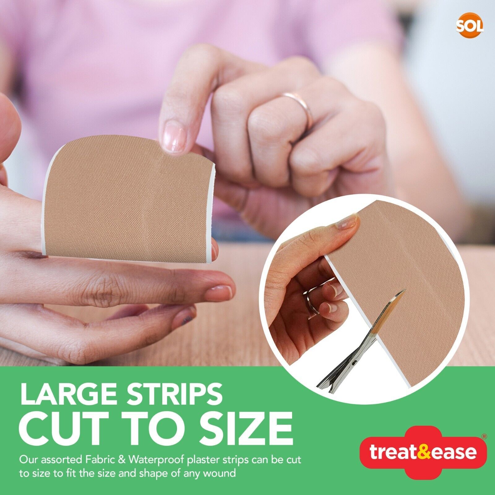 Washproof & Fabric Dressing Strip 2M x 6.5CM | Premium Grade Adhesive ...