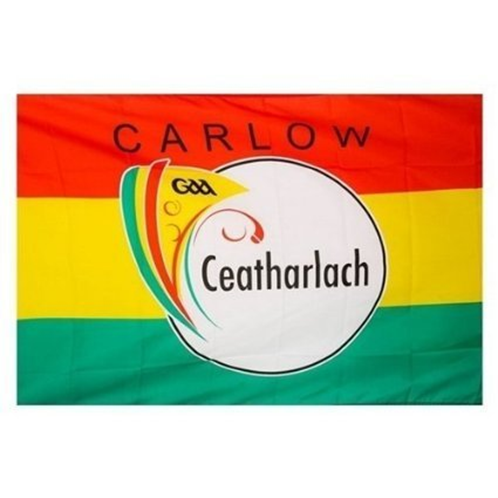 Carlow Official GAA Crest County Flag 152cm x 91cm (5foot x3 foot) | eBay