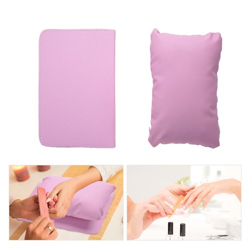 PU Leather Detachable Hand Rest Pillow + Folding Manicure Table Mat ...