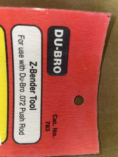 Du-Bro R/C Tools - #783 Z-Bender Tool for Du-Bro • | eBay