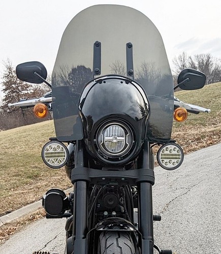 Calsci 13.5" Tinted Touring Windshield for Harley Low Rider S FXLRS ...