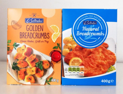Belbake Natural Golden Breadcrumbs Vegetarian Vegan Oven Bake Grill Fry ...