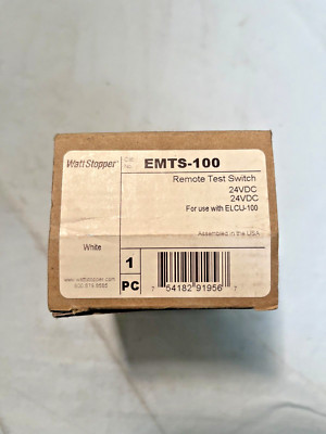 Watt Stopper EMTS-100 Remote Test Switch 24VDC for Use w/ ELCU-100 | eBay