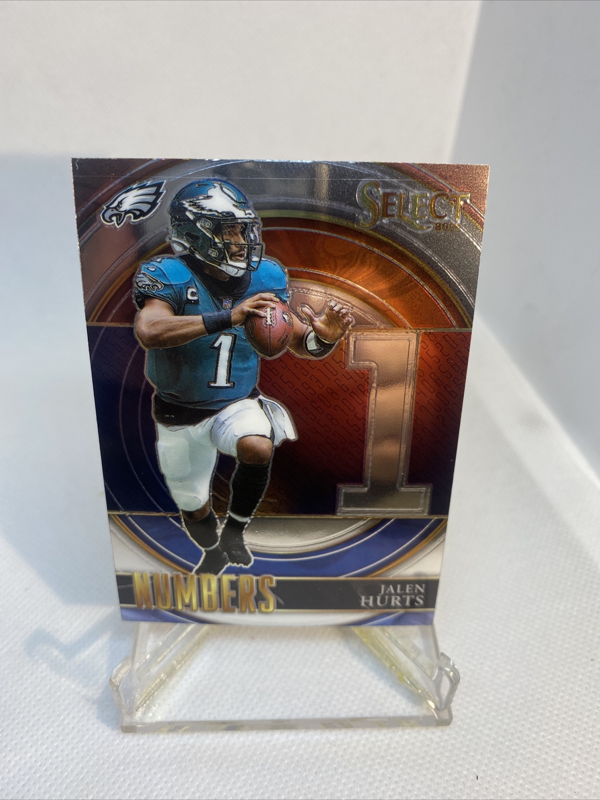 2021 Select Jalen Hurts Numbers Insert Prizm SN-9 Philadelphia Eagles ...