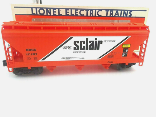 Lionel's- Sclair ACF Hopper Car- 1st ISSUE- #17107 -O scale- 1989- w ...