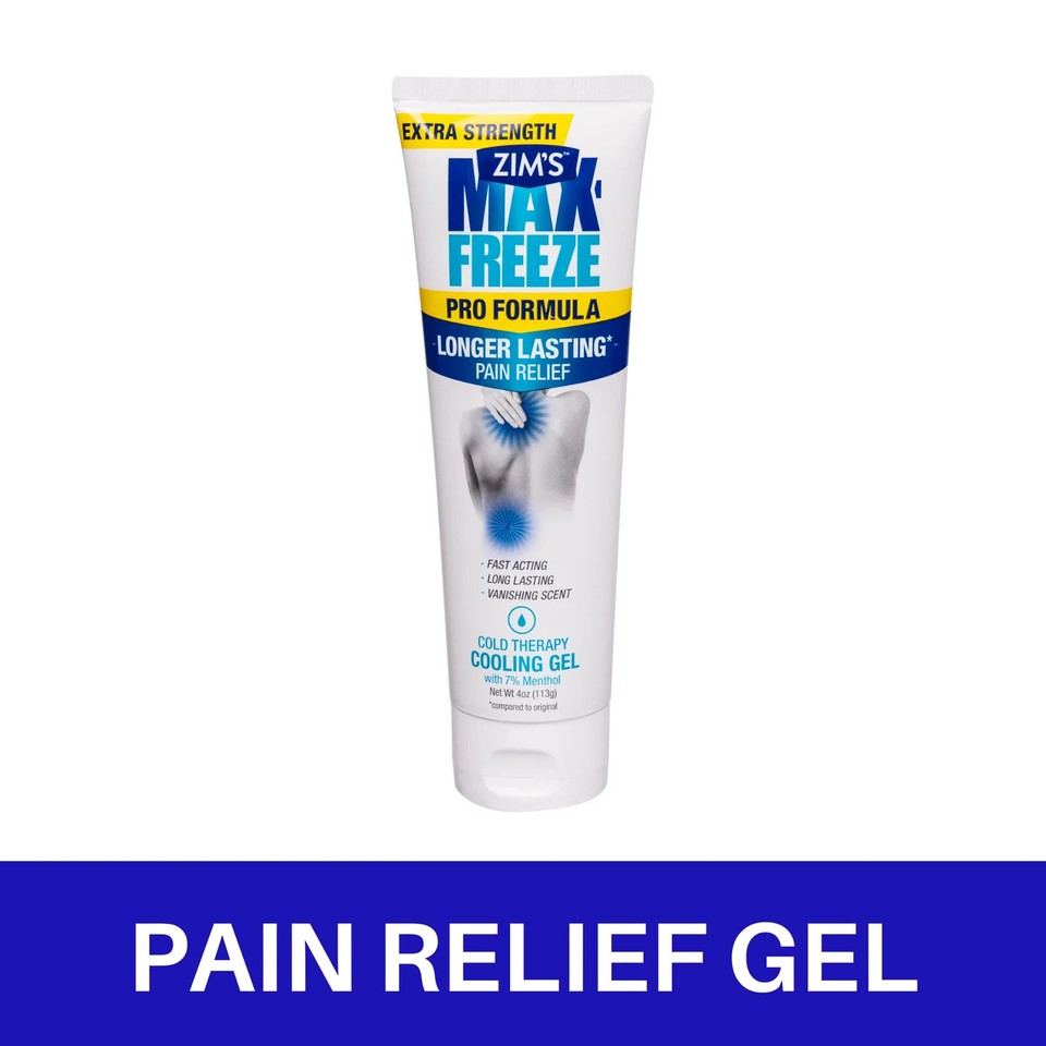 Zim'S Max-Freeze™ PRO Extra Strength Pain-Relieving Cooling Gel, 4 Oz ...