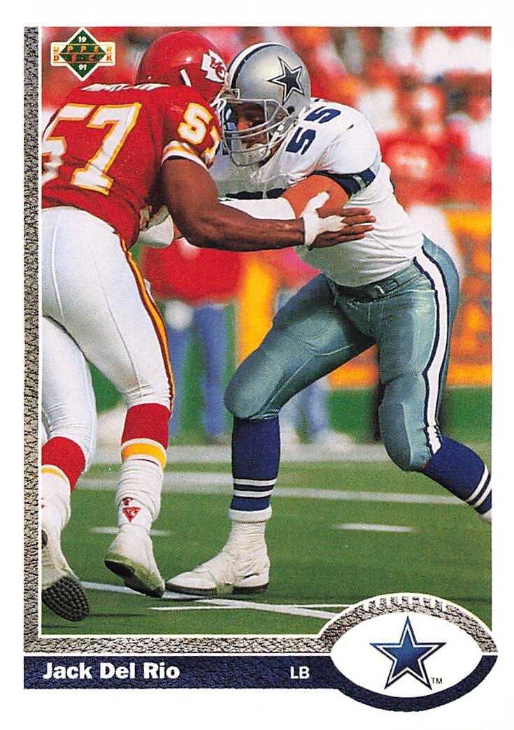 1991 Upper Deck Jack Del Rio Dallas Cowboys #426 | eBay