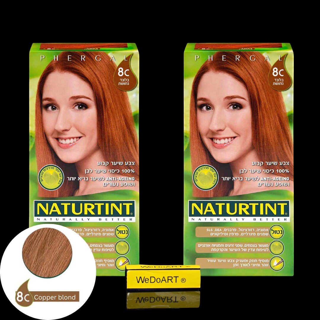 Naturtint permanent hair color 8C Copper blond 2-Pack | eBay