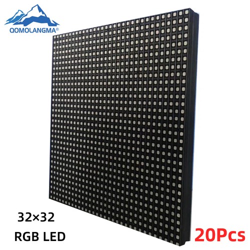 Outdoor LED Display P6 Medium 32x32 RGB LED Matrix Panel 7.6" x 7.6" x ...