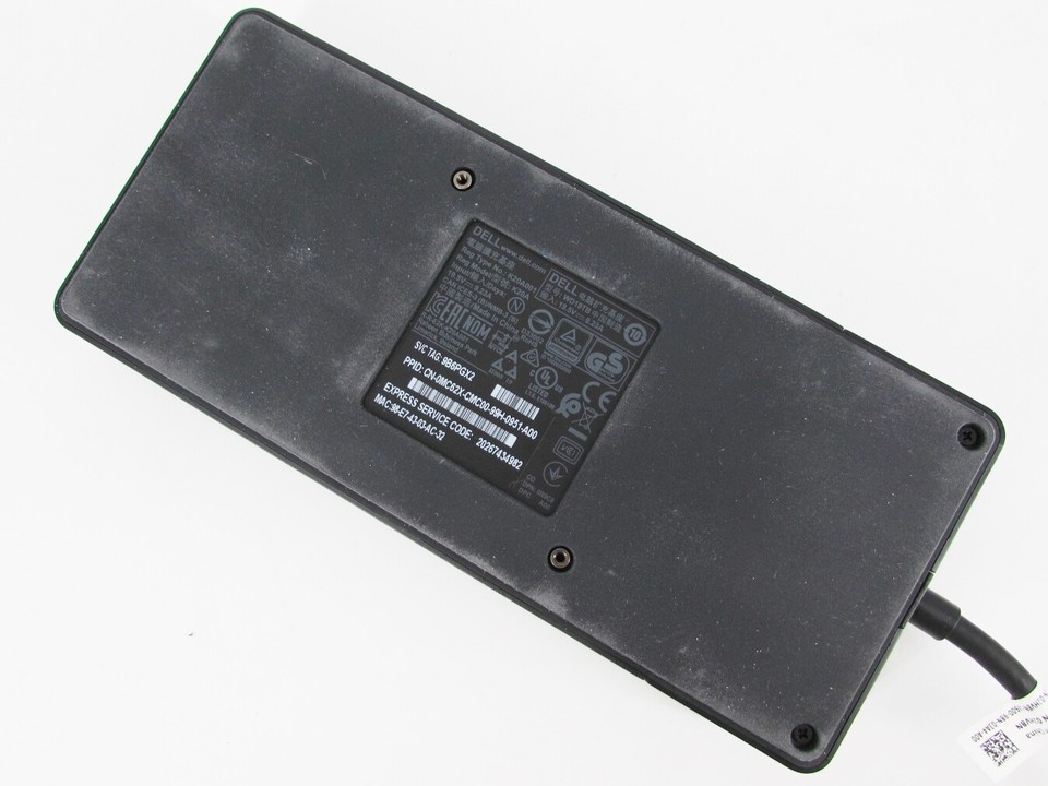 Dell XPS 9320 9350 9360 Thunderbolt 3 Doppio 4K Video Docking Station ...