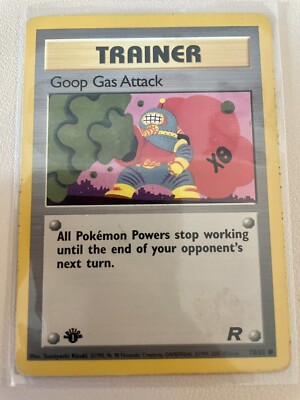 Pokémon TCG Goop Gas Attack Team Rocket 78 Regular 1st Edition Common ...