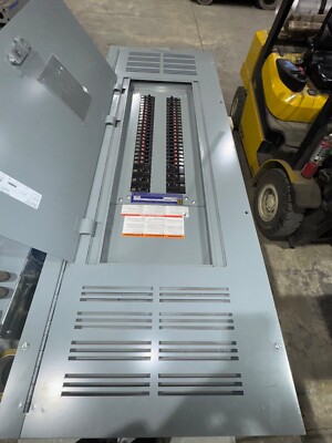 SQUARE D 400 AMP MLO PANEL PANELBOARD 208V 120V 240V BREAKER 54 SPACES ...