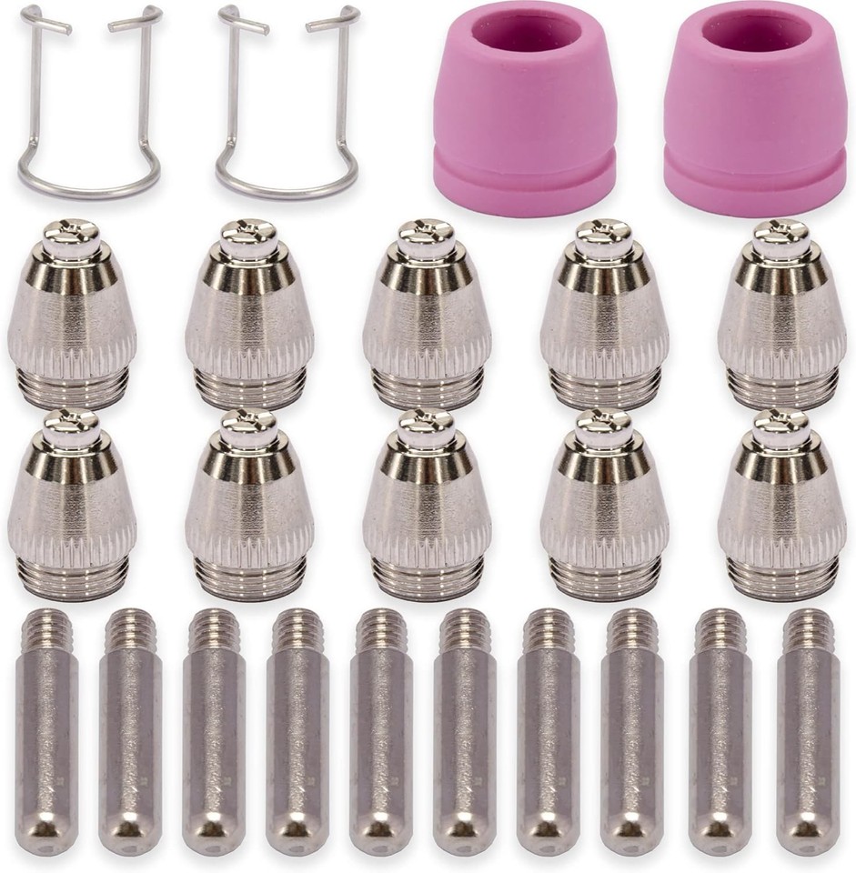 24pcs Plasma Cutter Torch Consumables Tip Kit for SG-55 AG-60 WSD-60 ...