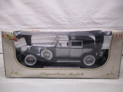 Signature Models 1930 Packard Lebaron 1/18 Silver A | eBay