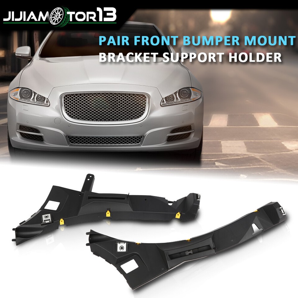 Pair Front Bumper Mount Bracket Support C2D43335 Fit For 10-15 Jaguar ...