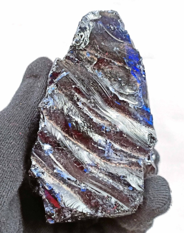 DYED 2375 CT UNTREATED/UNHEATED AESTHETIC BLUE ALEXANDRITE ROUGH EGL ...