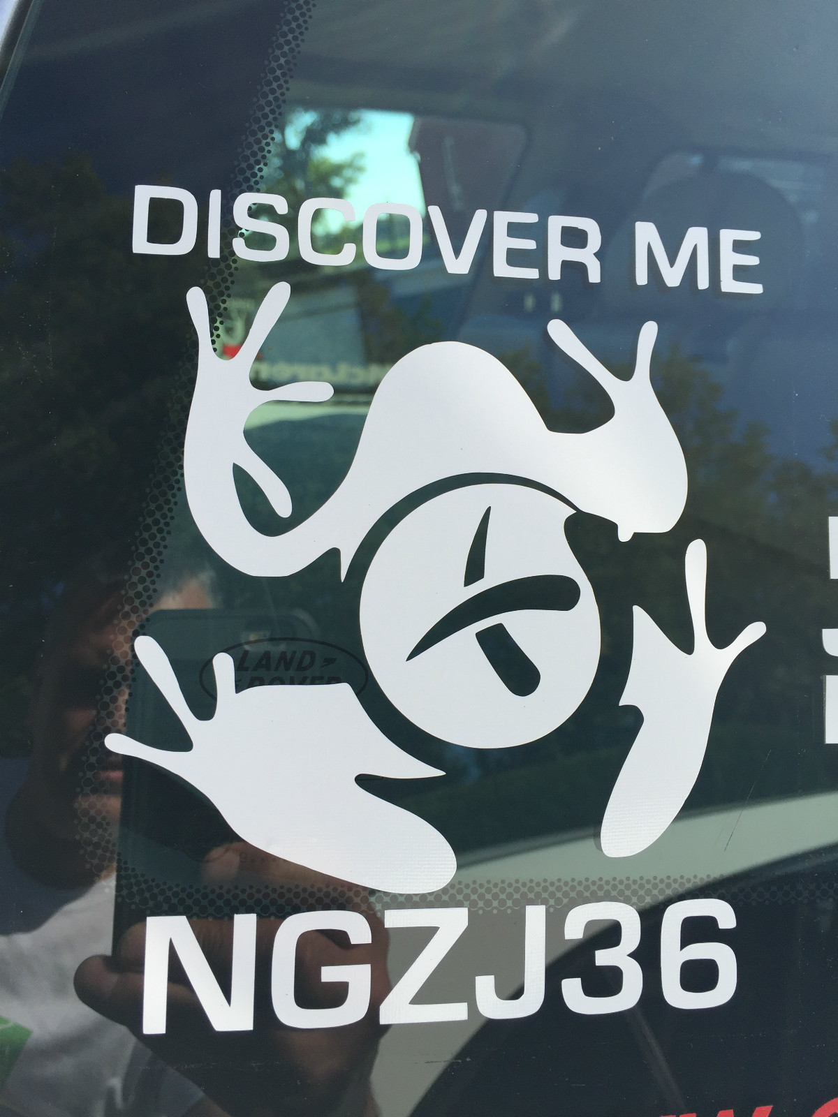 Geocaching Trackable Car Sticker In or Out 7 inches Tall 8 colours ...