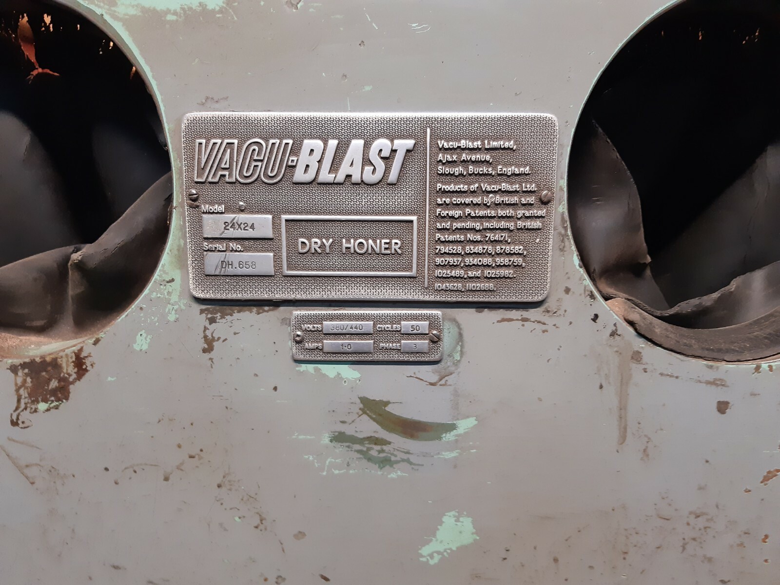 Vacu Blast Model 24 X 24 Dry Honer/Bead Blasting Cabinet | eBay UK