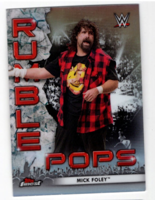 MICK FOLEY 2021 WWE TOPPS FINEST RUMBLE POPS REFRACTOR | eBay