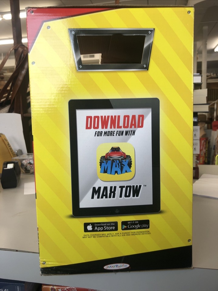 Max Tow Truck Turbo Speed Truck, Red Pulls Up To 200 Lbs. JakksPacific ...