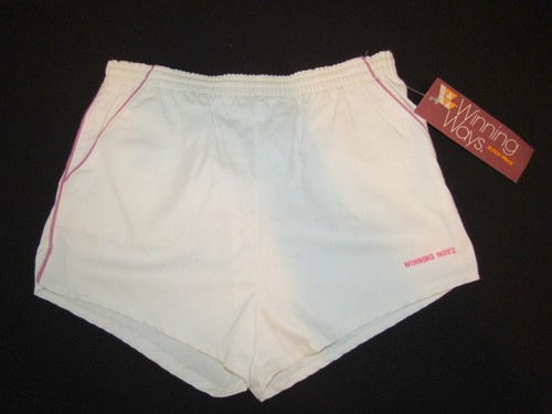 Vintage Tennis Running Activewear Womans white shorts NWT | eBay