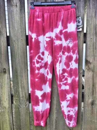 New Women’s Colosseum Tie-Dye Alabama Crimson Tide Fleece Jogger Pants ...