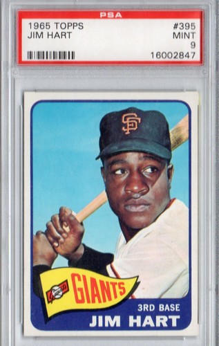 Topps Baseball 1965 PSA 9 Mint #395 Jim Hart - Giants | eBay