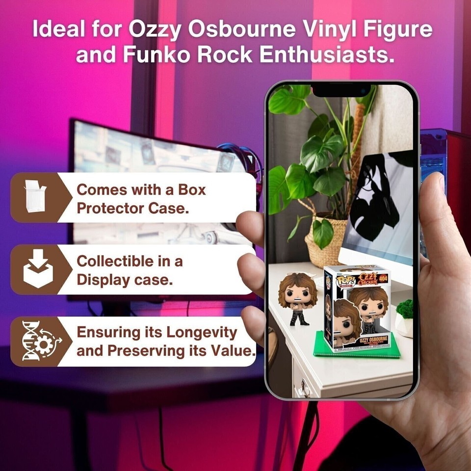 Ozzy Osbourne Funko Pop! Rocks (1989) - Collectible Vinyl Figure #404 ...