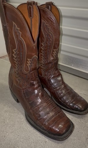 Lucchese Men’s Alligator Cowboy Boots | eBay