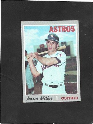 1970 Topps MLB # 619 Norm Miller | eBay
