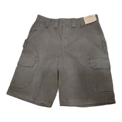 Ruff Hewn Workwear Men's 32 Khaki/Dark Olive Green Utility Cargo Shorts ...
