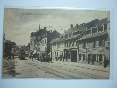 CARTE POSTALE / MULHOUSE / / FAUBOURG DE COLMAR ......... TRAMWAY | eBay