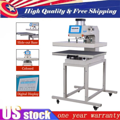 24x32 Large Format Heat Press Machine Single Station Pneumatic Shirt ...