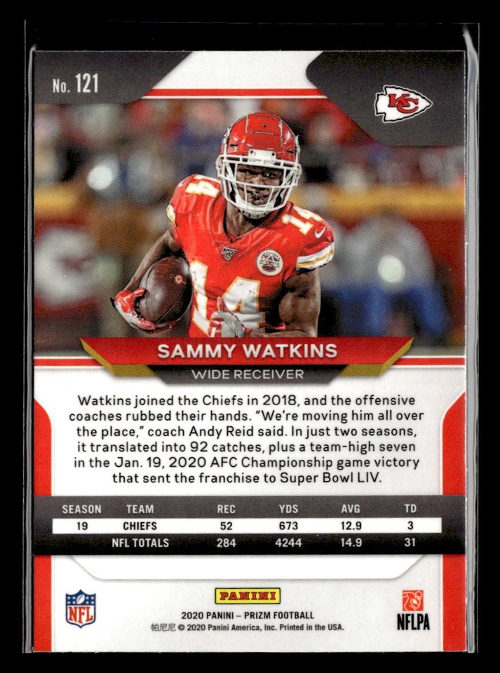 2020 Panini Prizm #121 Sammy Watkins | eBay