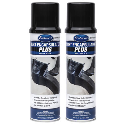 Eastwood Matte Black Rust Encapsulator Plus 16 oz. Aerosol 2 Pack