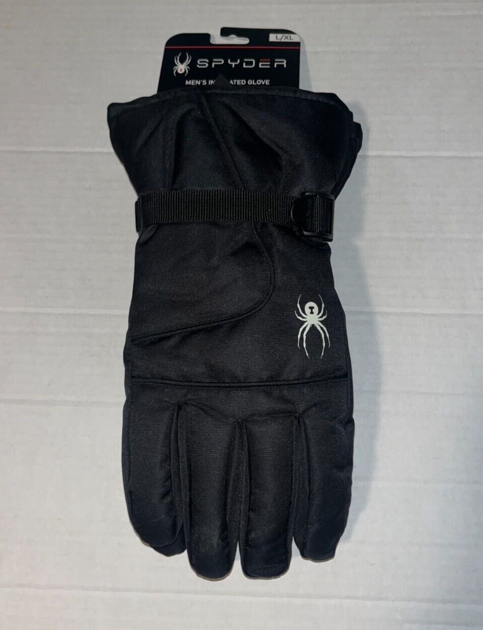 SPYDER INSULATED SKI SNOWBOARD SHREDDER GLOVES BLACK MEN'S L/XL | eBay