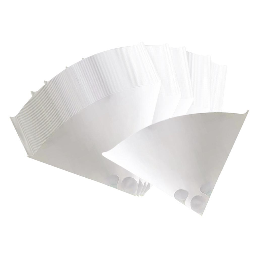 250Pcs/Pack Cone Paper Funnel Dual Purpose Paint Strainers Paper Funnel ...