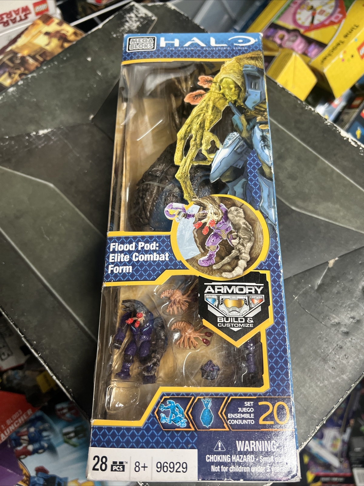 Halo Mage Bloks 96929 Flood Pod: Elite Combat Form Complete Wear On Box ...