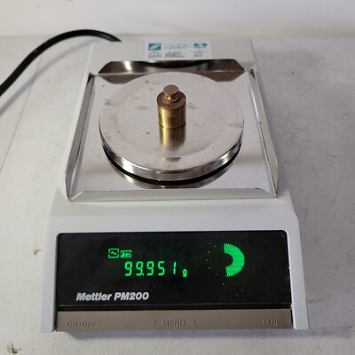 TESTED-WORKS Mettler PM200 Delta Range Top Loading Lab Balance 200g x 0 ...