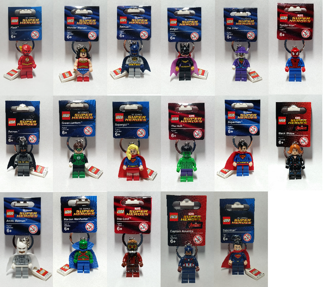 LEGO Superheroes Spiderman Marvel Keyring Keychain 853950 for sale ...
