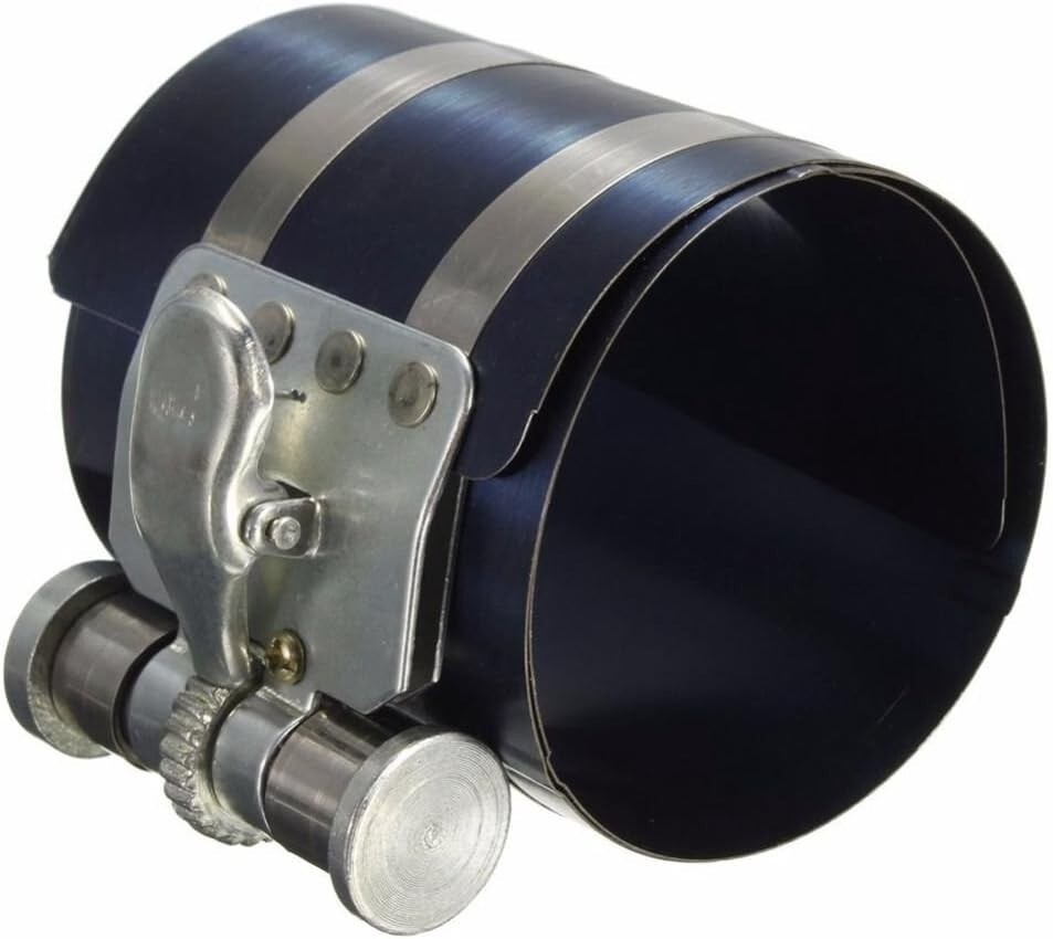 Piston Ring Compressor Professional Piston Install Tool with Wrench 2-1 ...