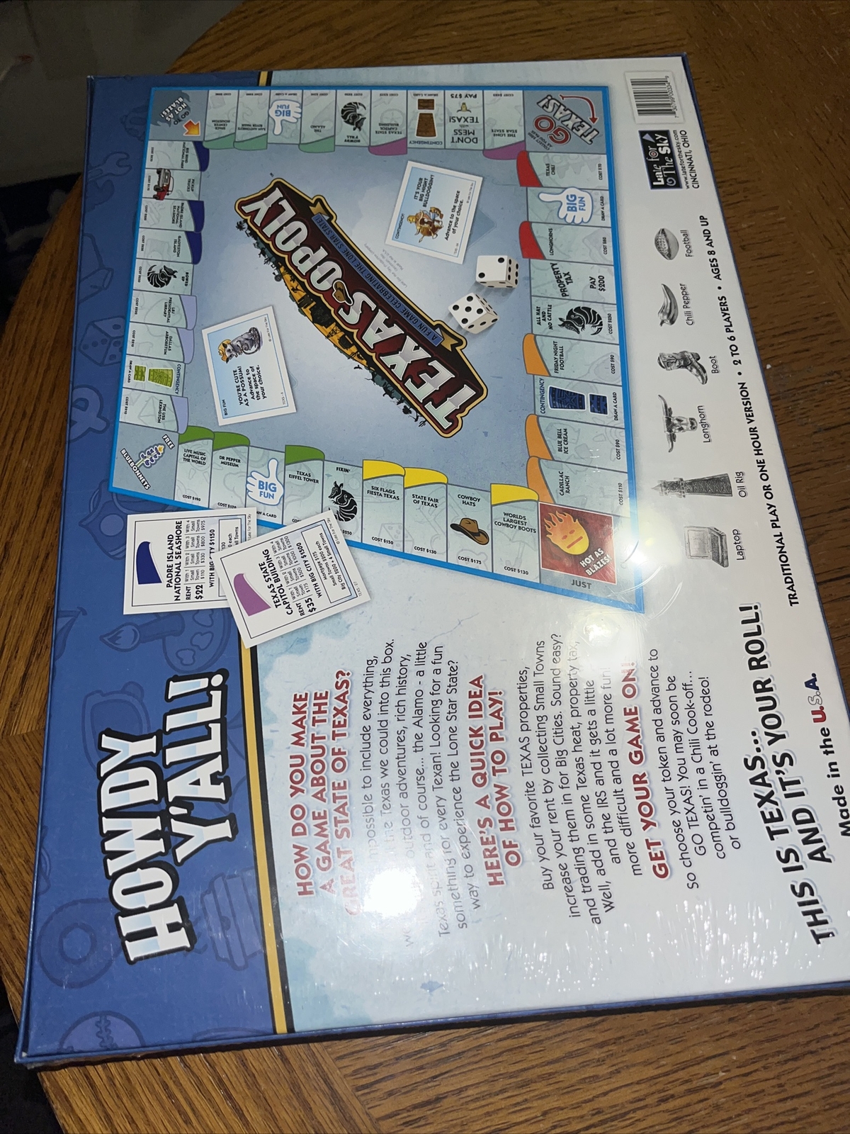 Texas-Opoly - A Fun Game Celebrating the Lone Star State! New Sealed | eBay