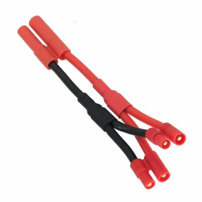 Parallel Wire HXT 4mm 1 Female to 2 Male SYMA 3.5mm 12AWG 5CM+5CM Y ...