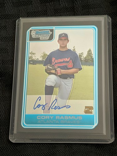 2006 Cory Rasmus DP78 1st Bowman Chrome Refractor Autograph Baseball ...