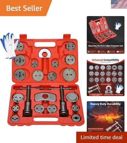 All-in-One Caliper Tool Set with 18 Adapters - Essential for Brake ...